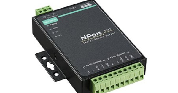 MOXA NPort 5232-T Serial to Ethernet Device Server | ManuAuto