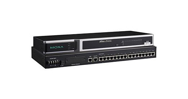 MOXA NPort 6650-16-HV-T Serial to Ethernet Device Server | ManuAuto