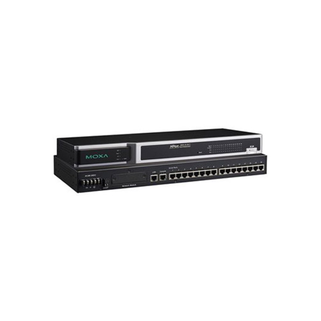 MOXA NPort 6650-16-T Serial to Ethernet Device Server | ManuAuto