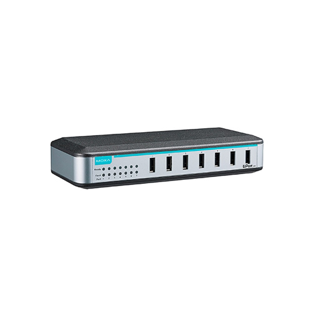 MOXA UPort 207 7-Port Industrial USB Hub | ManuAuto