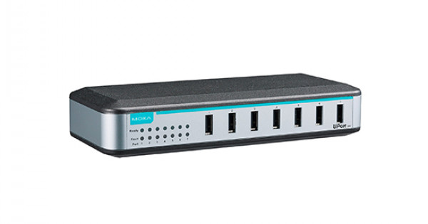 MOXA UPort 207 7-Port Industrial USB Hub | ManuAuto