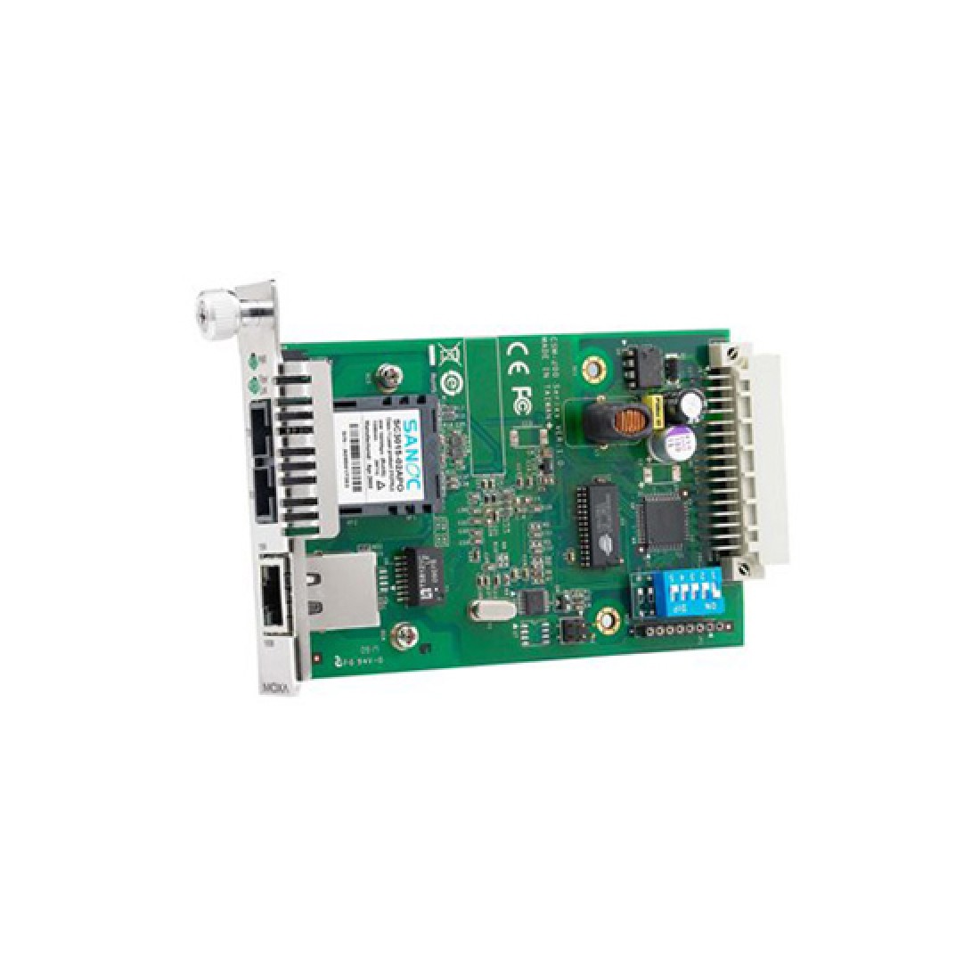 MOXA CSM-200-1214 slide-in Ethernet-to-Fiber Media Converters | ManuAuto
