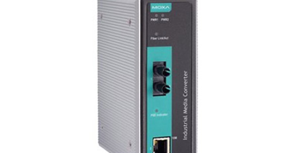 MOXA IMC-P101-M-ST Ethernet to Fiber Converter | ManuAuto