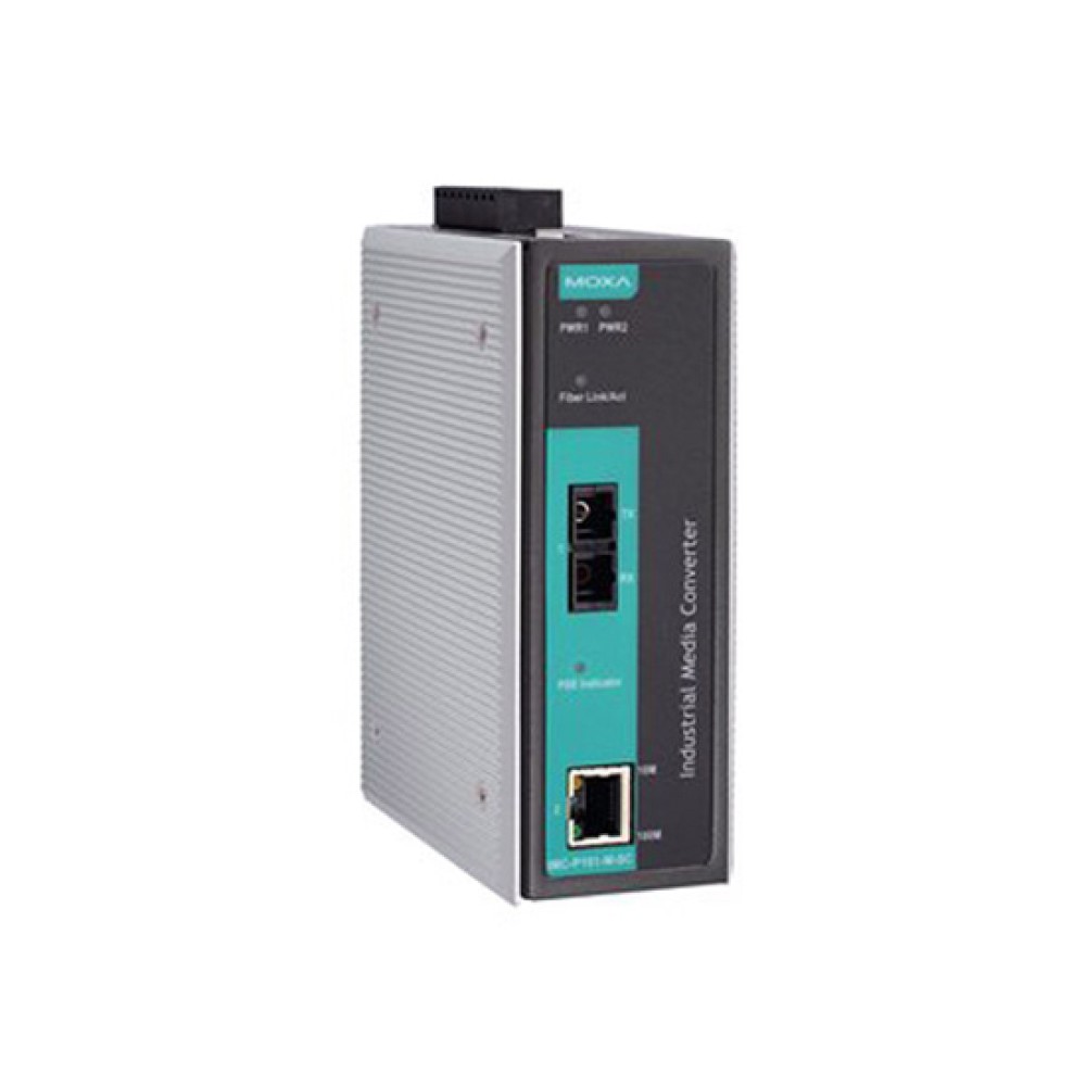 MOXA IMC-P101-S-SC Ethernet to Fiber Converter | ManuAuto