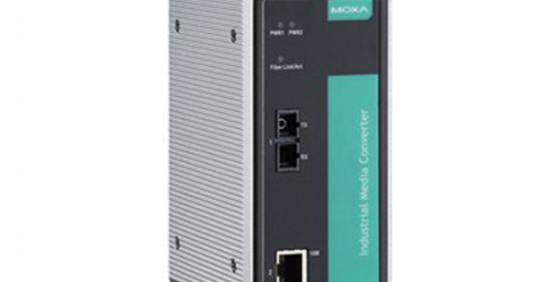 MOXA PTC-101-M-ST-LV Ethernet to Fiber Converter | ManuAuto