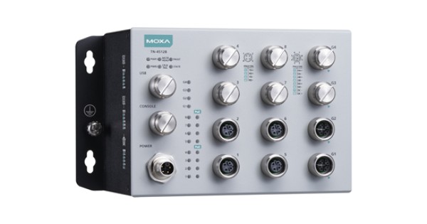 MOXA TN-4512B-CT-T Managed Ethernet Switch | ManuAuto