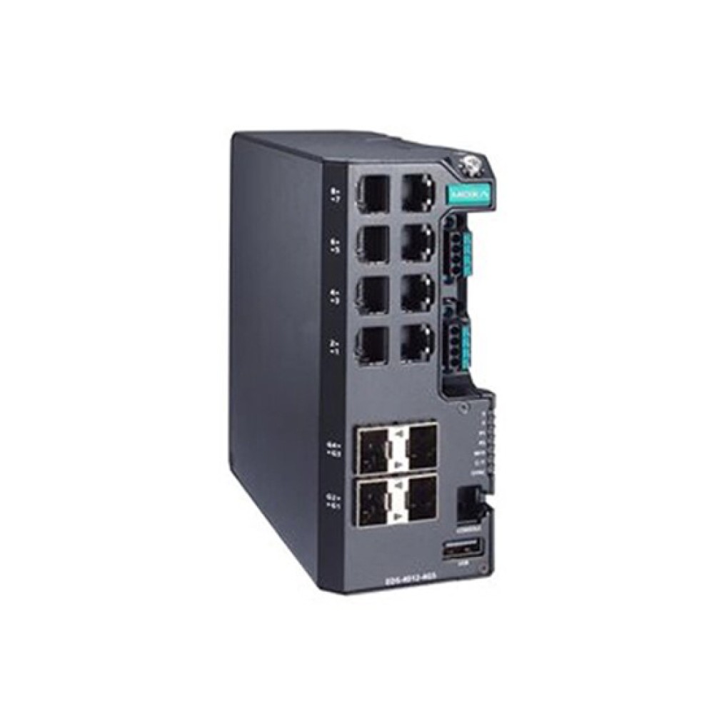 MOXA EDS-4012-4GS-LV-T Managed Ethernet Switch | ManuAuto