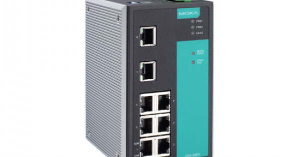 MOXA EDS-508A-T Managed Ethernet Switch | ManuAuto