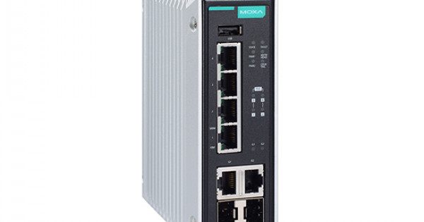 MOXA EDS-P506E-4PoE-2GTXSFP Managed Ethernet Switch | ManuAuto