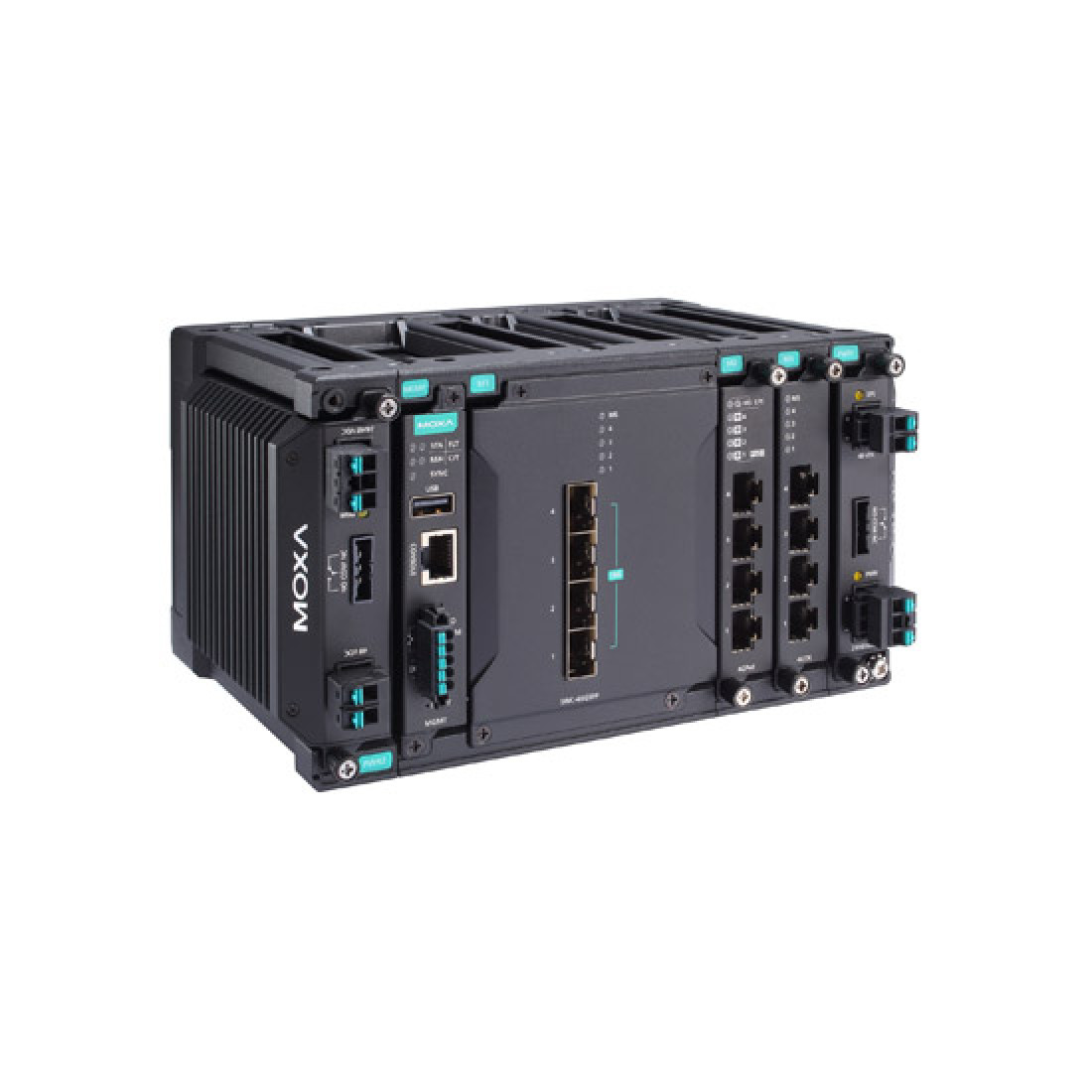 MOXA MDS-G4012-4XGS-T Modular Managed Ethernet Switch | ManuAuto