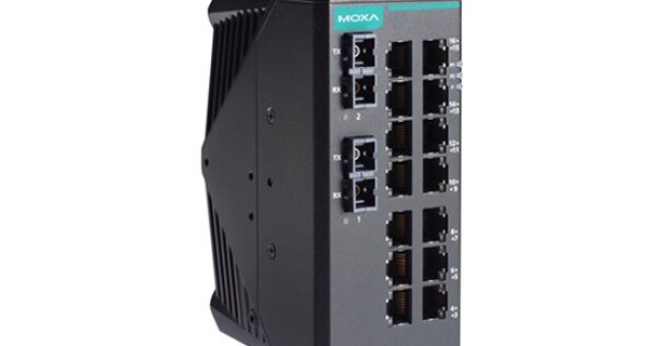 MOXA EDS-2016-ML-SS-SC Unmanaged Ethernet Switch | ManuAuto