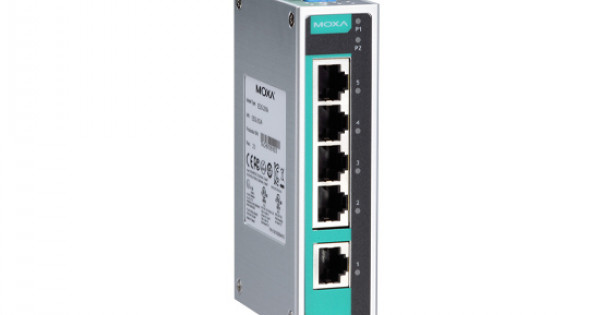 MOXA EDS-205A Unmanaged Ethernet Switch | ManuAuto