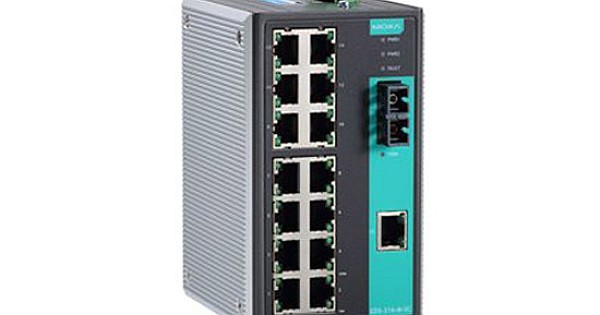 MOXA EDS-316-M-SC-T Unmanaged Ethernet Switch | ManuAuto