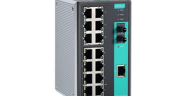 MOXA EDS-316-M-ST-T Unmanaged Ethernet Switch | ManuAuto