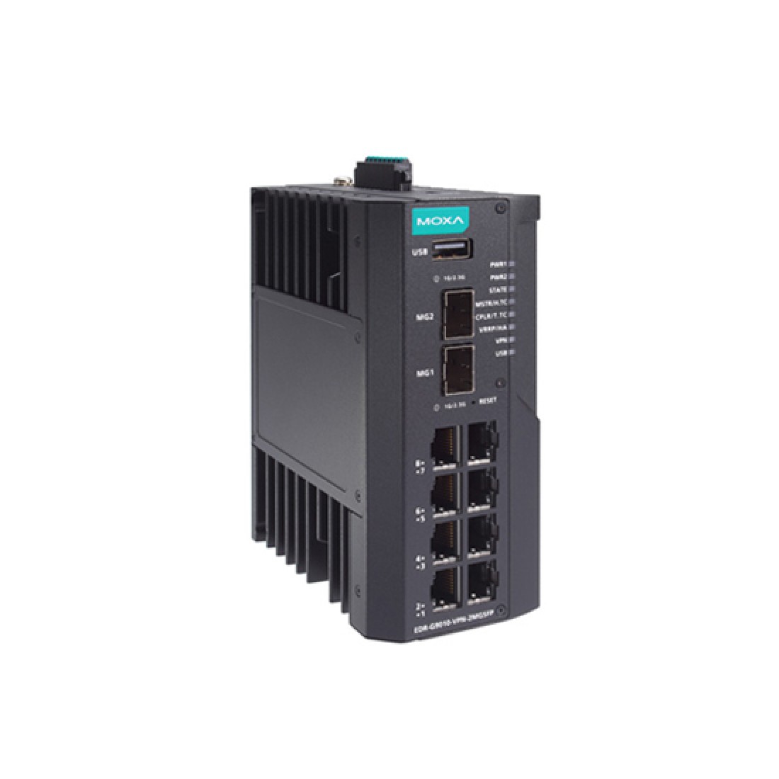 MOXA EDR-G9010-VPN-2MGSFP Industrial Secure Router | ManuAuto